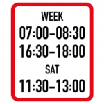 K53 Learners Test Selective Restriction Signs
